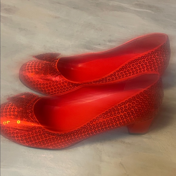 fun | Shoes | Red Sequined Shoes | Poshmark